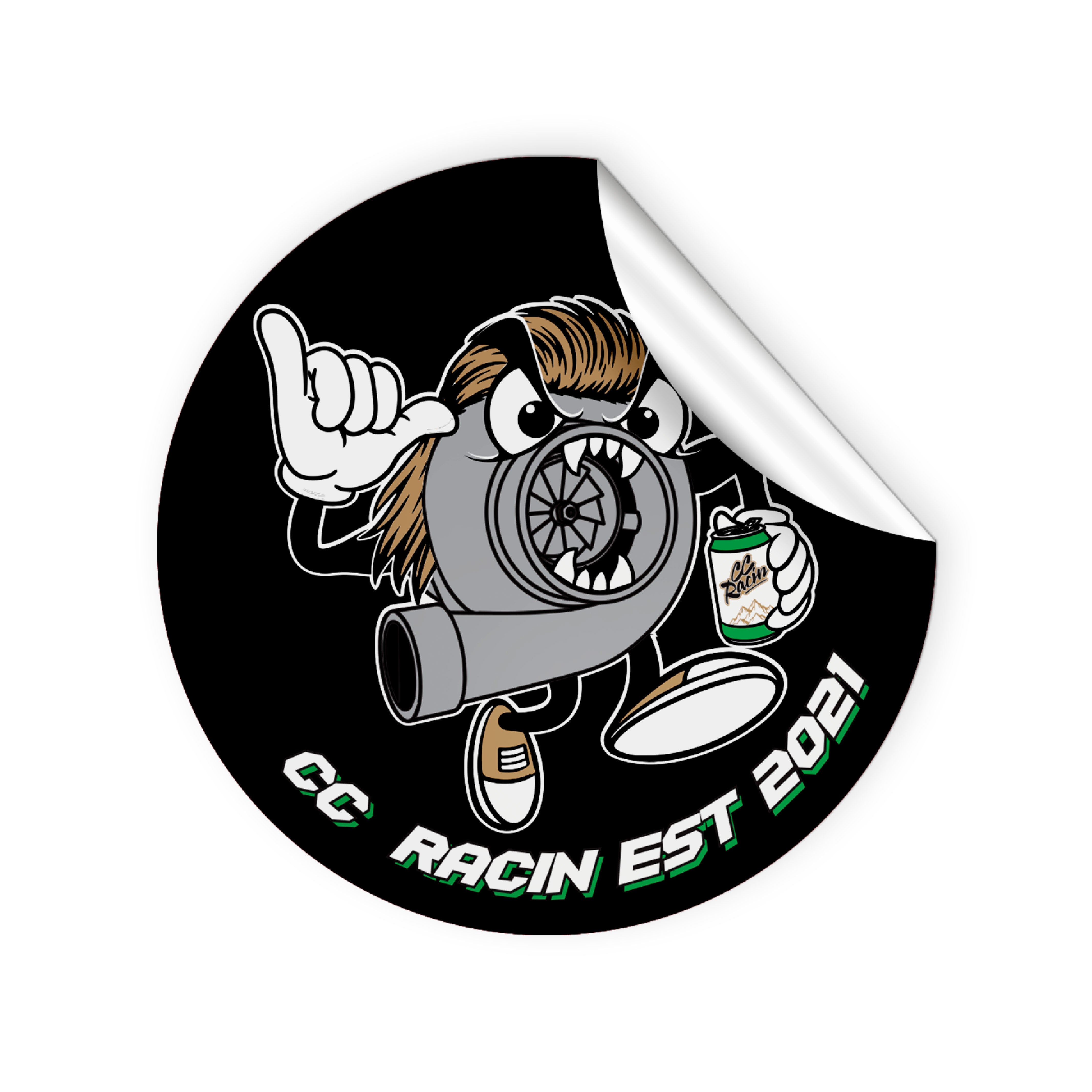 Turbo Man Sticker – CC Racin