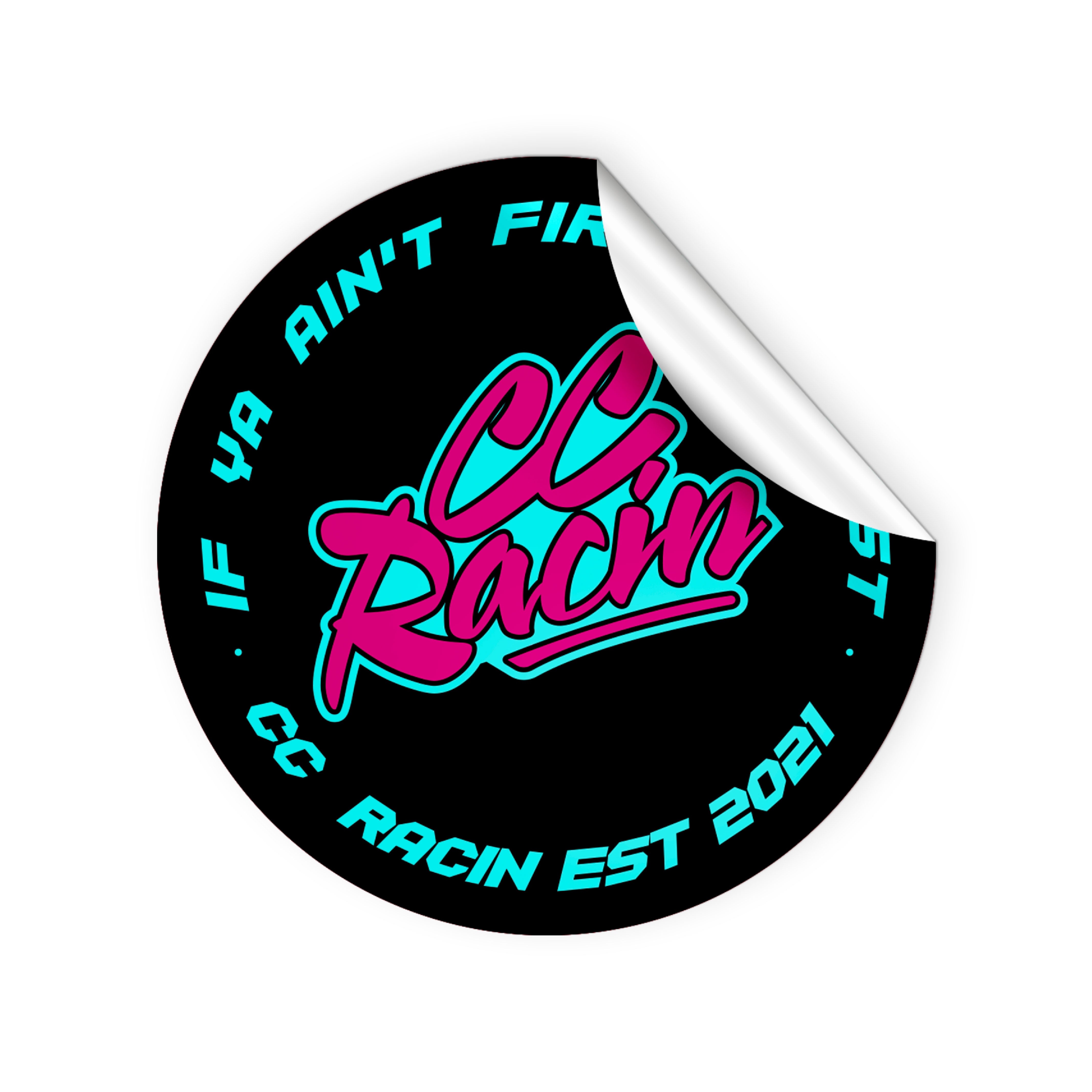 CC Racin Logo | Slap On Sticker